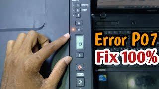 How To Fix P07 Error On Canon Pixma G2010 G2410 G2411 G3010 G3012 G3410
