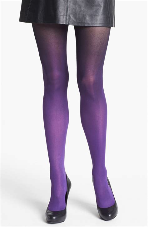 Dkny Purple Ombré Tights Ombre Tights Fashion Tights Colored Tights
