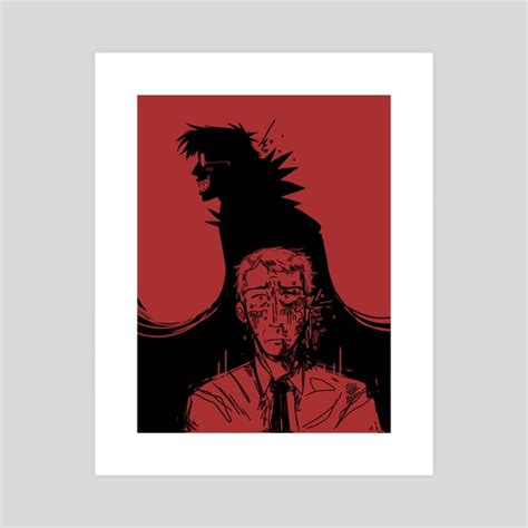Dr Jeckyll And Mr Jackass An Art Print By Taz Inprnt