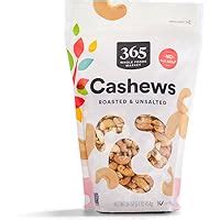 365 By Whole Foods Market Roasted Unsalted Cashews 16