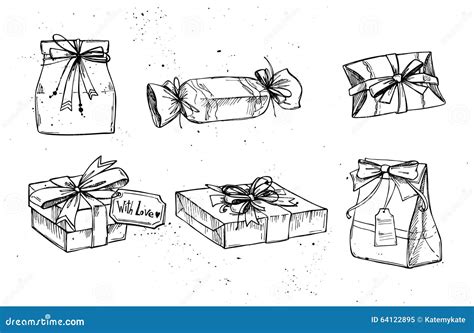 Hand Drawn Vector Illustration Magic T Boxes Stock Vector