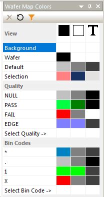 WMEdit Wafer Map Colors