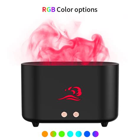 Tepsmf Oil Diffuser Humidifier 225mlelectric Ultrasonic Air Aroma