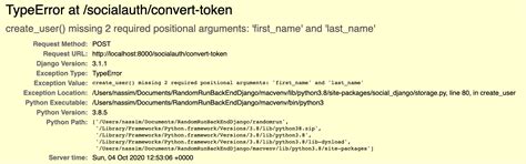 Django Social Authentication Create New User With Custom Model Stack Overflow