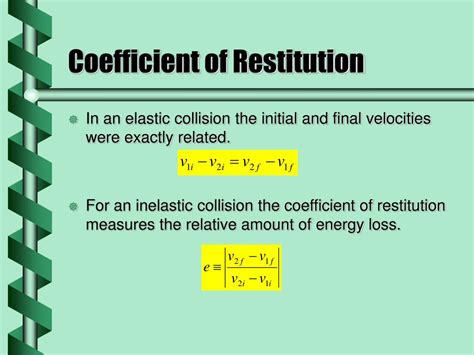 Ppt Inelastic Collisions Powerpoint Presentation Free Download Id