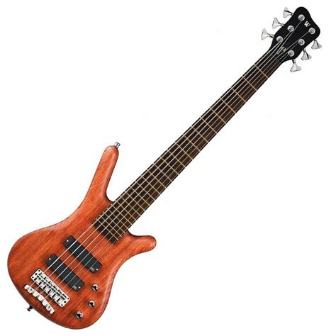 Warwick Rockbass Corvette Basic 6 String Bass Natural Trans Satin At