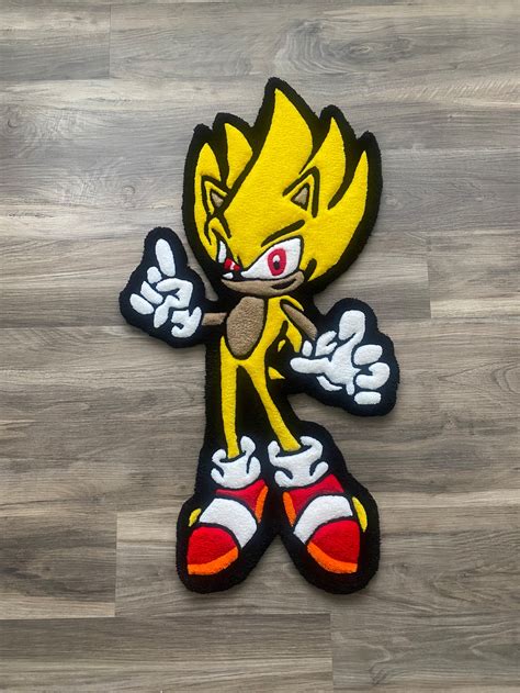 Super Sonic Custom Tufted Rug Etsy