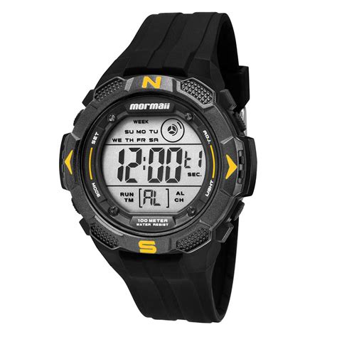 Relógio Mormaii Wave Masculino Preto Digital Carrefour