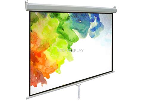 100 Inch Pull Down Rmanual Pull Down Projector Screens Universal Roll