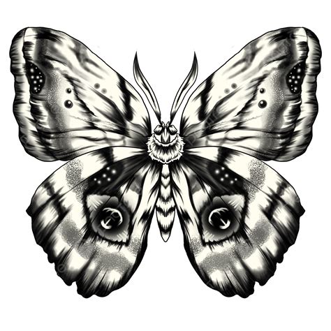White Moth Tattoo