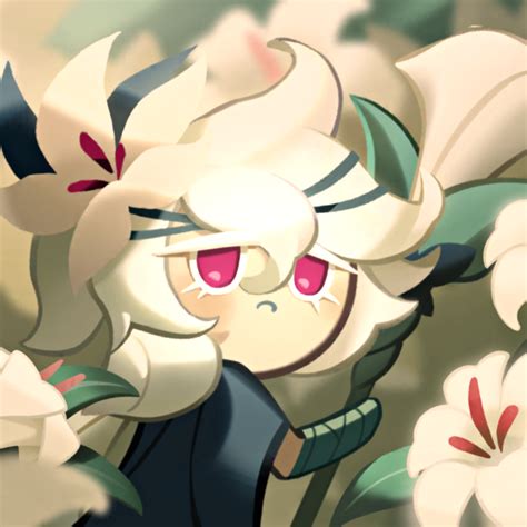 White Lily Cookie Icon Lily White Lilies Cookie Run