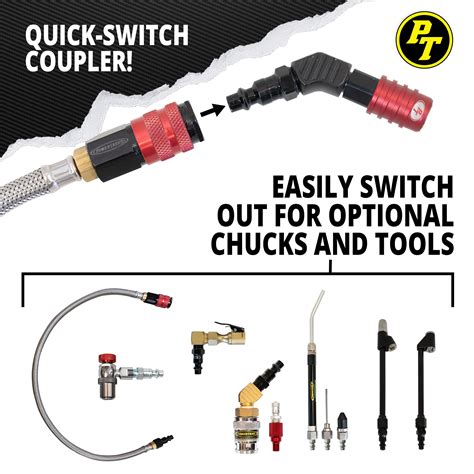 Rubicon Red Digital Ventoso Modular Tire Inflator Gauge Power Tank