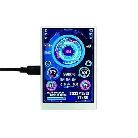 Mini 35 Ips Mini Monitor V2 White شاشة Pc Builder Qatar Best Pc