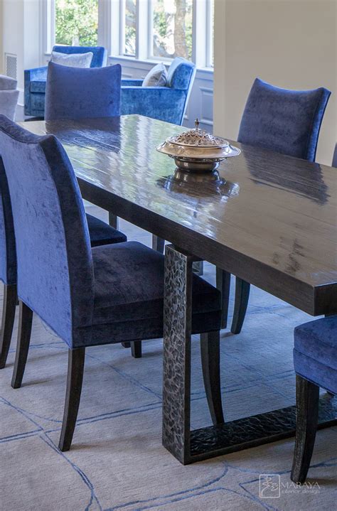 Comtemporary Table In Traditional Santa Barbara Home Contemporary