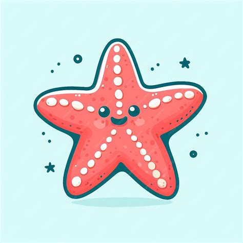 Premium Vector Cute Starfish Cartoon