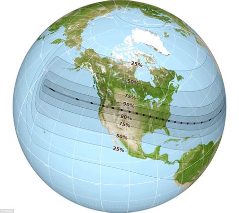 Noaa Reveals Cloudiness Map For Historic 2017 Eclipse Daily Mail Online