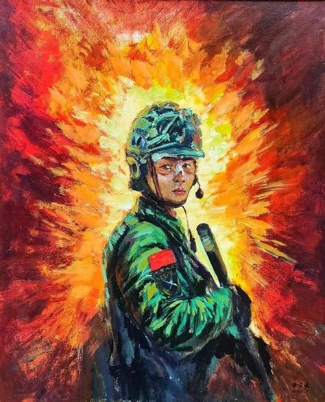 强军水彩画 强军画报 博物迷