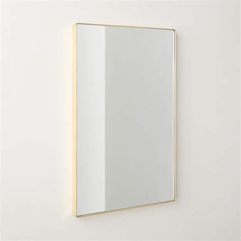 Espressione Unlacquered Brass Rectangular Wall Mirror 24x36 Reviews