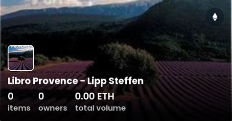 Libro Provence Lipp Steffen Collection Opensea