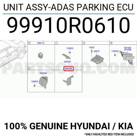Unit Assy Adas Parking Ecu 99910r0610 Hyundai Kia Parts Partsouq