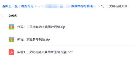 《数据结构与算法综合实验》全部实验资料