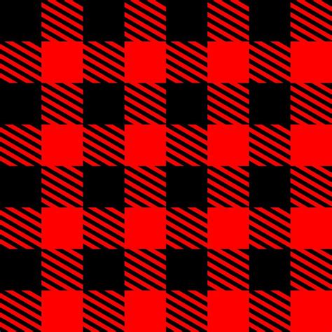 Black And Red Checkered Pattern Buffalo Plaid Wallpaper Iphone
