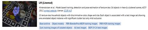 如何检索 linemod 数据集的相机内参 linemod数据集 csdn博客