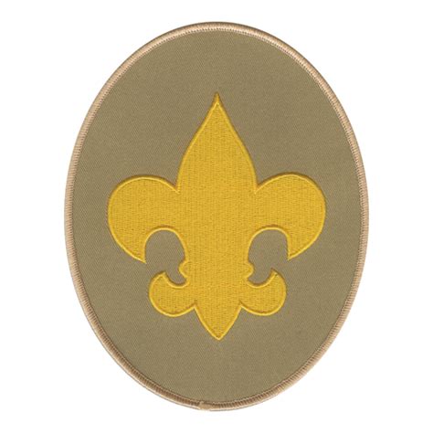 Jumbo Scout Rank 6 Tall Oval Embroidered Patch By Classb
