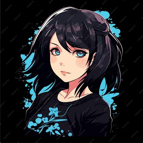Premium Vector Cute Anime Girl Vector Illustration