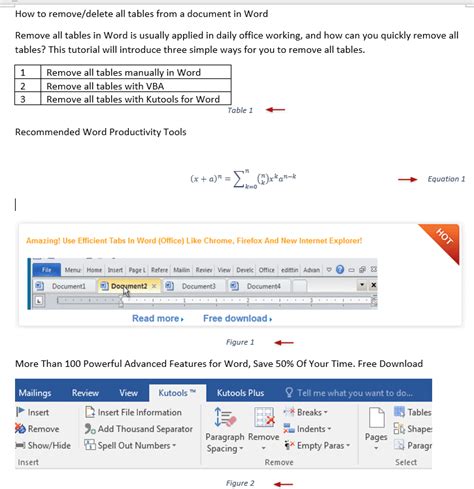 How To Insert Captions To Tables Figures Or Equations In Word