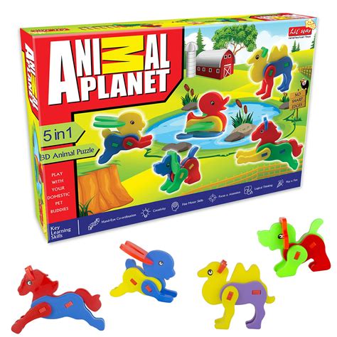 Animal Planet Plastic Animal Model Building Set Lilstar