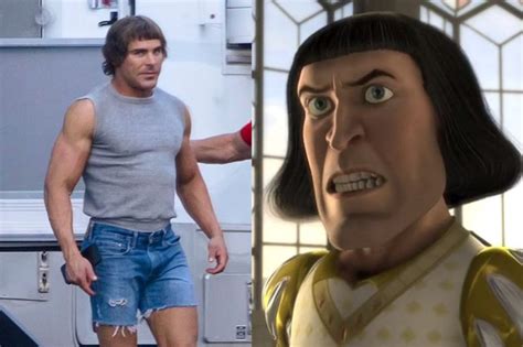Zac Efron cambia de apariencia y lo comparan con Lord Farquaad