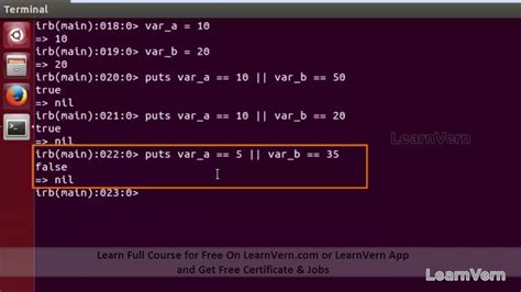 Or Operator In Ruby Youtube