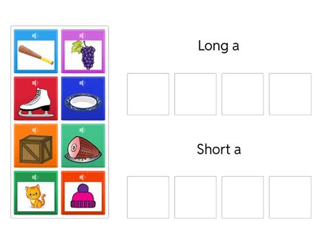 Long A Silent E Sort Group Sort