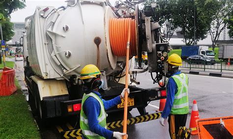 High Pressure And High Flow Cleaning Works Sewer Rehabilitation