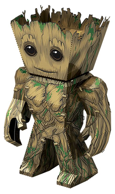 Metal Earth Legends Groot 3d Metal Model Kits