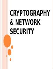 CNS Module Ppt CRYPTOGRAPHY NETWORK SECURITY SYLLABUS Introduction Block And Number Theory