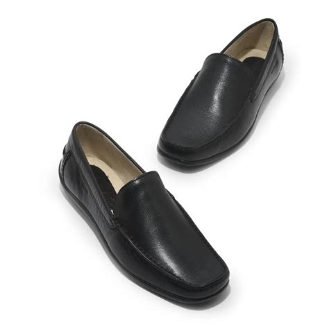 Black Loafers For Men Woodland