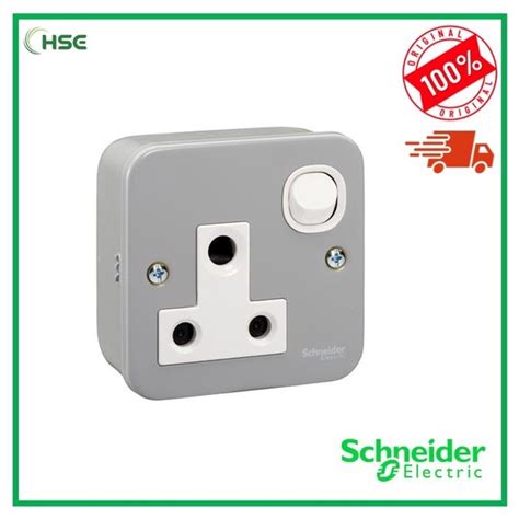 Schneider Electric Esm Series 15a 1 Gang Switch Socket Esm1515 Hse