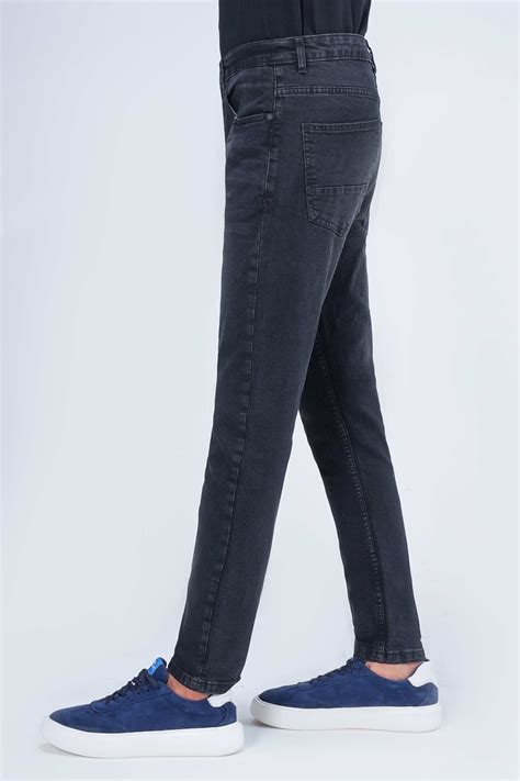 Shop Skinny Leg Denim Jeans Charcoal For Men Online