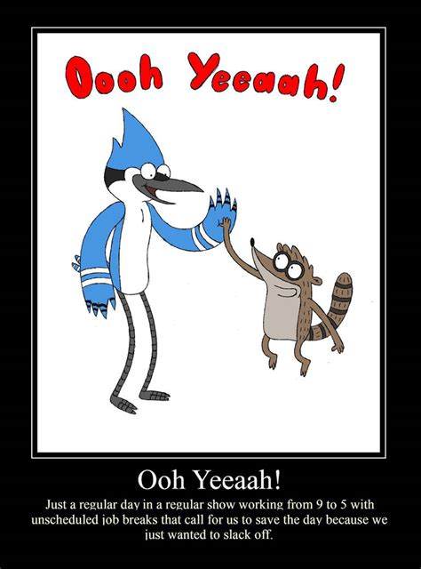 Regular Show Demotivational By Bleuxwolf On Deviantart