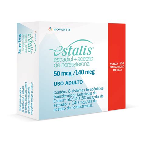 Estalis Estradiol Noretisterona Novartis Adesivo Transdérmico 8