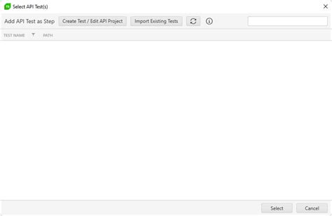 Add Api Test As Step Progress Test Studio