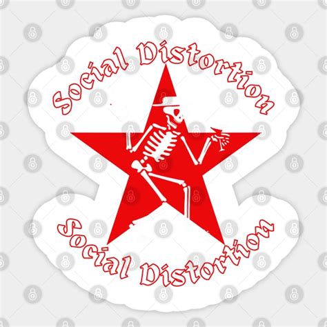 Social Distortion Logo Social Distortion Sticker Teepublic