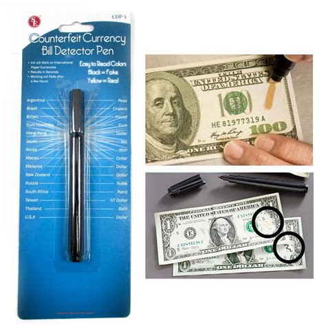 Smart Money Counterfeit Detector Tester Marker Pen Use On Fake Bills