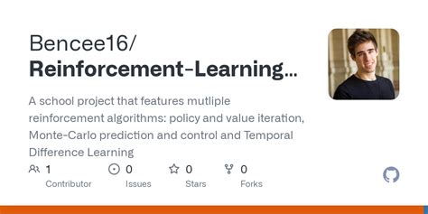 Github Bencee16reinforcement Learning Td Learning A School Project That Features Mutliple