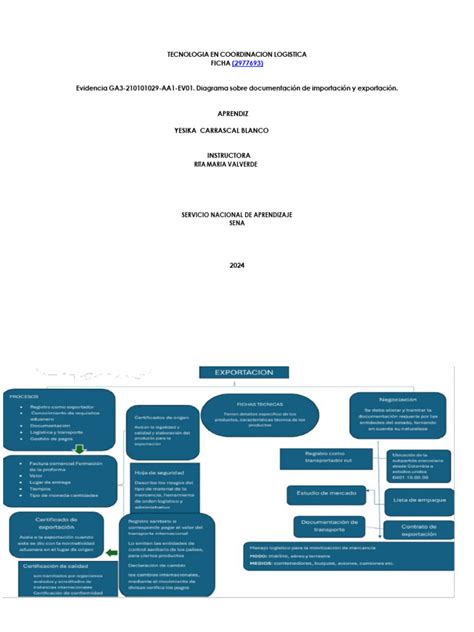 Diagrama Sobre Documentación de Importación y Exportacion | PDF | Exportaciones | Los Estados Unidos