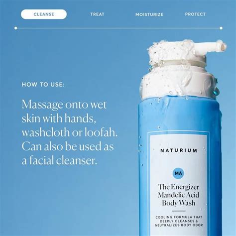Naturium The Energizer Mandelic Acid Body Wash Ulta Beauty