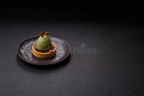 Easter Sweet Cake Or Tart In The Shape Of An Egg Stock Image Image Of Feast Stand 372775905