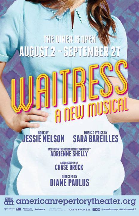 Fresh Out Of The Oven The Waitressart Poster Is Here Waitress Musical Sara Bareilles Musicals